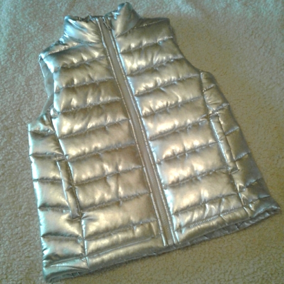 Ideology | Jackets & Coats | New Girls Ideology Metallic Silver Puffer ...
